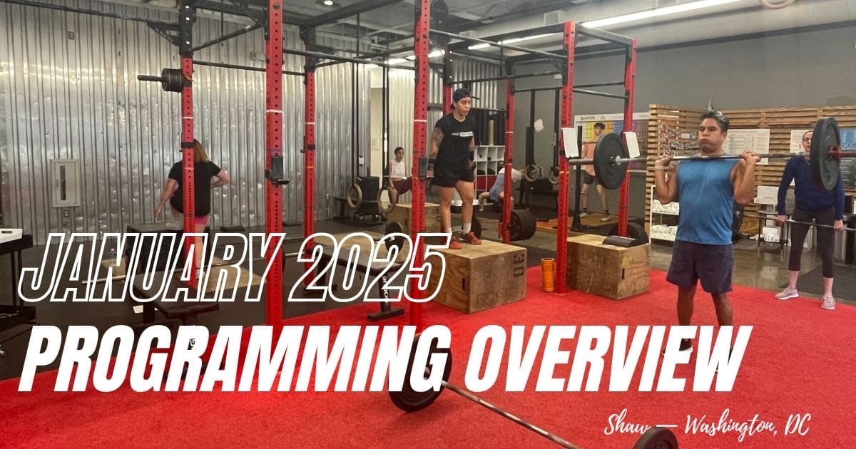 January 2025 Programming Overview - Urban Athletic Club